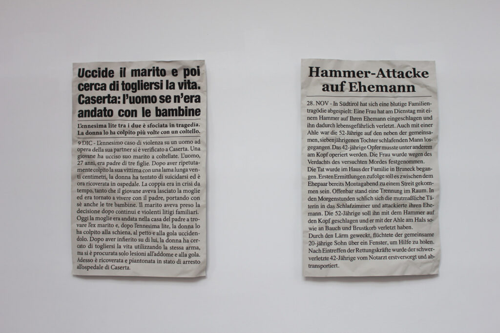 Comani in mostra a La Galleria Nazionale contro il femminicidio