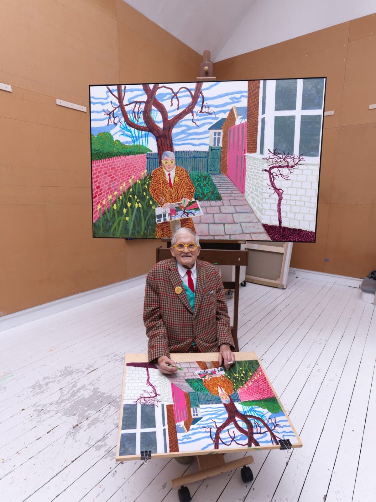 David Hockney: proibita la pubblicità della mostra in metro a Parigi ...